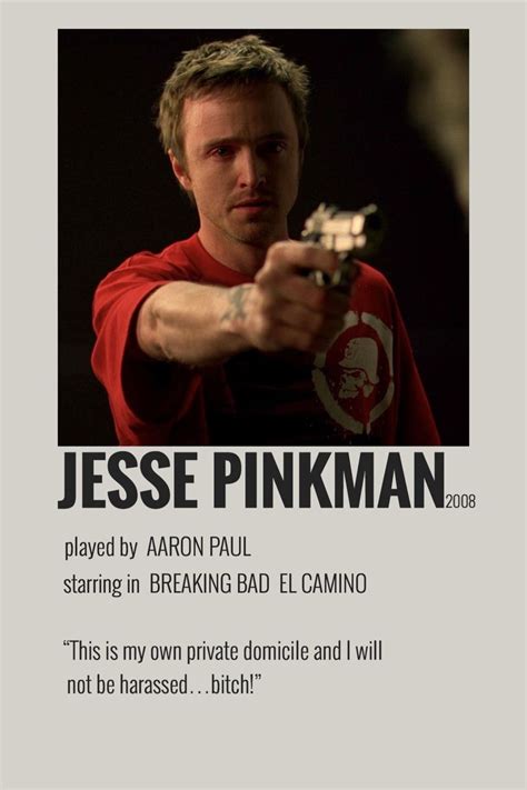 Character Posterjesse Pinkman Breaking Bad Jesse Pinkman Aaron Paul