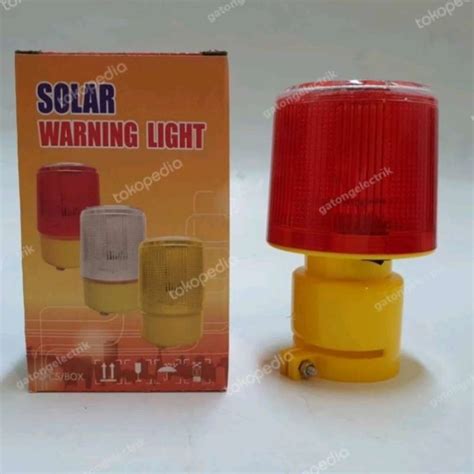 Promo Solar Warning Light Js 02 Lampu Peringatan Tenaga Surya Diskon 23