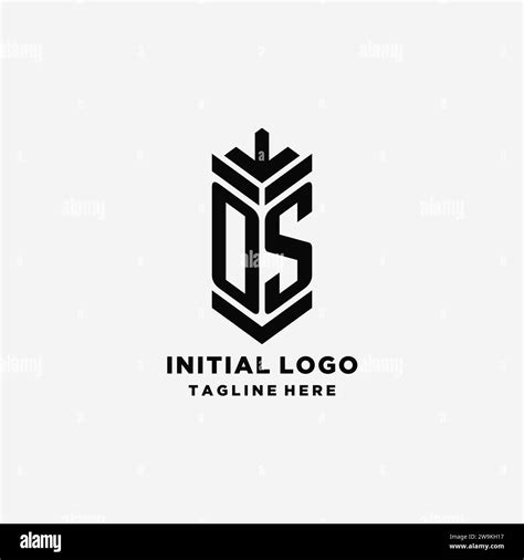 Initials Os Shield Logo Design Creative Monogram Logo Inspiration