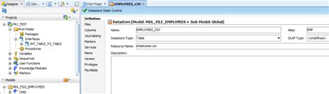 Oracle Data Integrator Tutorials Reading And Writing A Delimited And Fixed Length Files In Odi