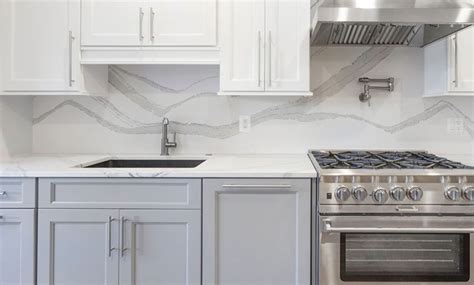 Slab Backsplash Stone Materials And Kitchen Designs