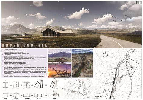 Architecture Project Volcanic Rock Structure With Hverfjall Views