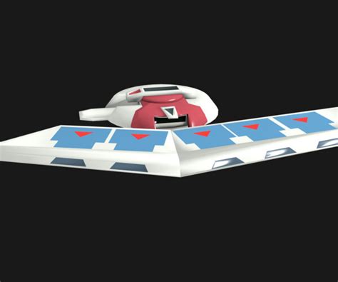 Artstation Duel Disk 2 Yugioh Manga Low Poly 3d Model Resources