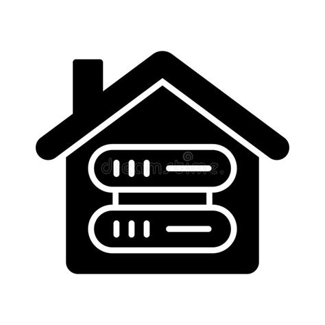 Data Server Inside Home Showing Concept Of Home Server In Modern Style
