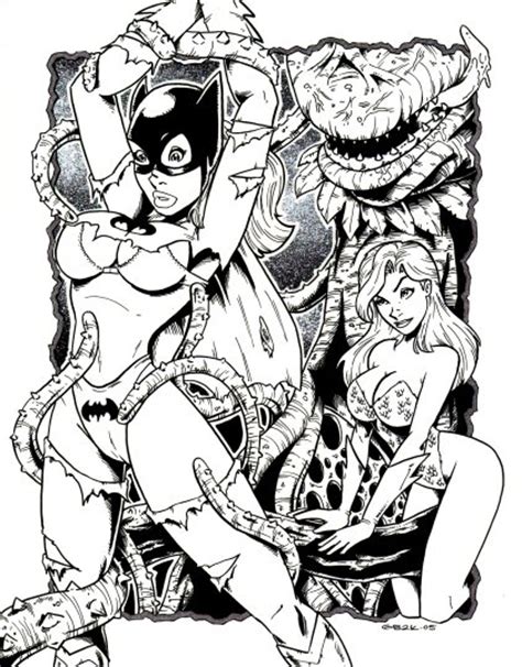 Rule 34 2005 2girls Audrey Ii Bat Print Batgirl Batman Series