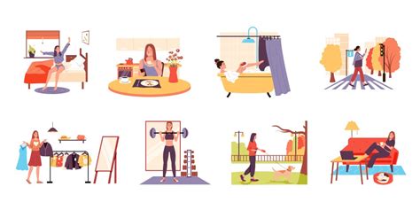 Everyday Life Vector Images Over 4200