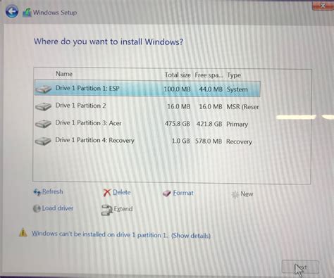 Error Message We Couldn T Find Any Drives To Get A Storage Driver