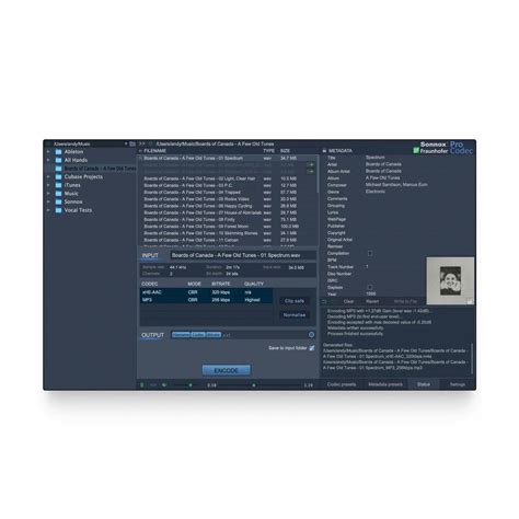 oxford fraunhofer pro codec sonnox