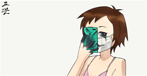 オリジナル 海墨ちゃんの自撮り Threeworlds三世のイラスト Pixiv