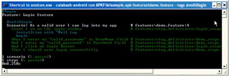Calabash Testing Tool Tutorial For Android