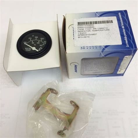 Find Datcon 100182 Electric 100 280°f 12v Water Temperature Gauge Model 826 Ib In