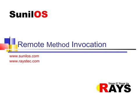 Java Rmi Ppt