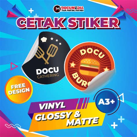 Cetak Stiker Vinyl Documedia