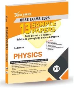 XCEL SERIES CBSE SAMPLE QUESTION PAPERS CLASS XII 2024 Xcel Series CBSE Sample Paper For 2025