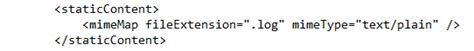Mime How Can I Get My Iis Web Server To Serve A Log File As Text