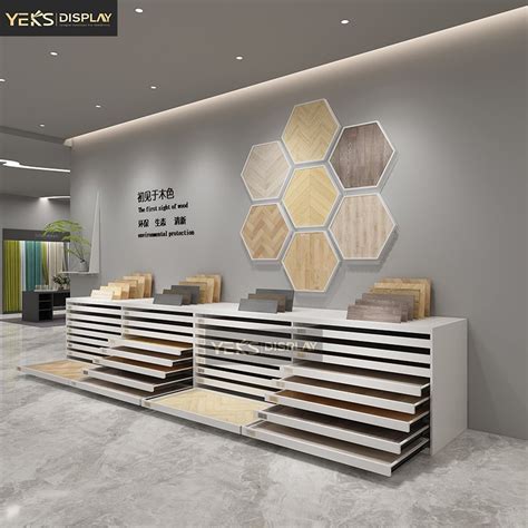 Drawer Wooden Floor Sample Display Case China Suppliers Yeks