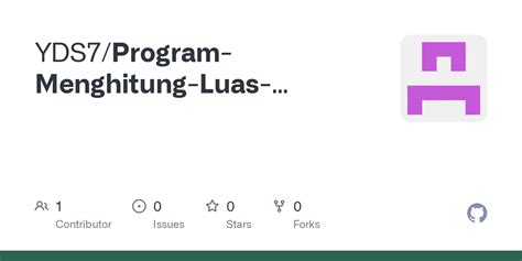 github yds7 program menghitung luas volume dan keliling balok