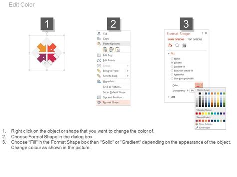 Four Arrows And Icons Infographics Flat Powerpoint Design PowerPoint Slide Clipart Example