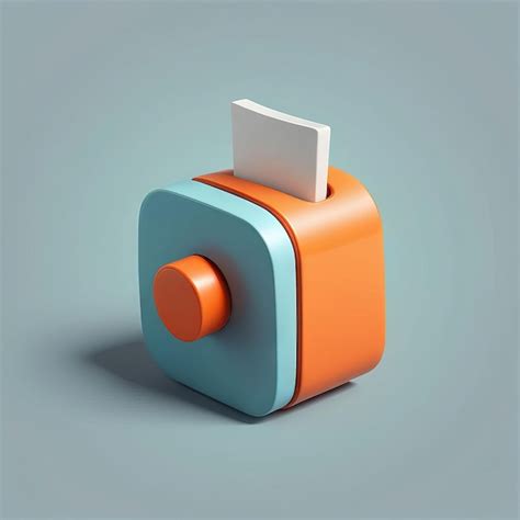 Premium Vector A Lego Object With An Orange Object On It