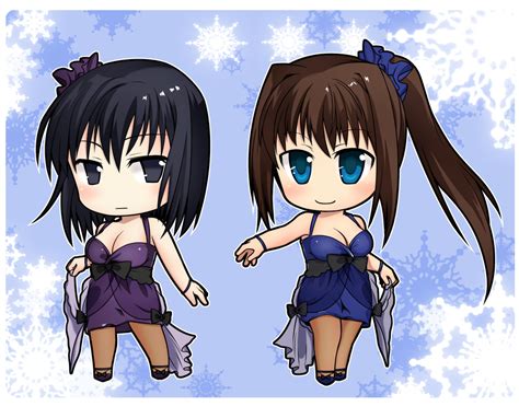 Safebooru Aozaki Aoko Black Eyes Black Hair Blue Eyes Breasts Brown