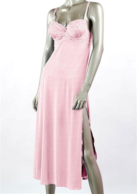 Stretch Satin Gown Model Number 4839 Zorita Lingerie Uae