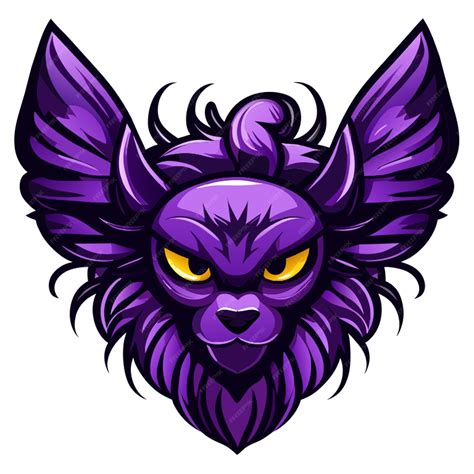 Curly Lynx Monster Goblin Ghost Bat Bee Butterfly Owl With Beard Vector