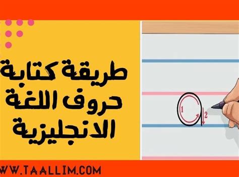 طريقة كتابة الحروف الإنجليزية الأرشيف Taallim