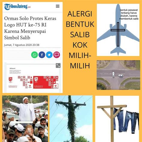 Mengenal Desain Logo Hut Ri Ke 75 Yang Dianggap Mirip Salib Kaskus