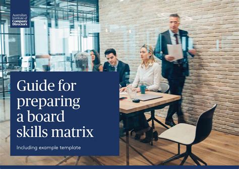 Guidance For Preparing A Board Skills Matrix