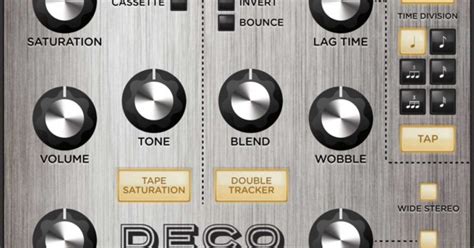 Deco Tape Saturator Doubletracker Plugin