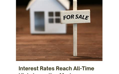 Interest Rates Reach All Time High Impacting Mortgage Demand