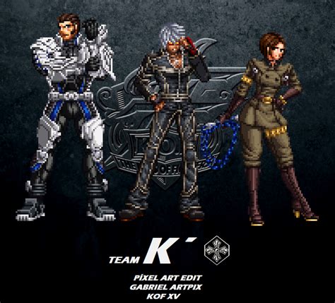 Team K Kof Xv Pixel Art By Gabrielartpix On Deviantart