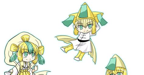 ポケ擬 ジラーチ擬人化×3 白蒼アヤのイラスト Pixiv