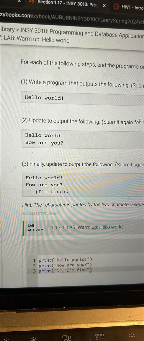 solved section 1 17 ﻿insy 3010 prohw1