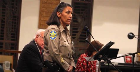 Top Maricopa County Sheriffs Deputy Storms Out Of Community Meeting