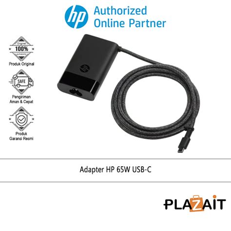 Hp Adaptor 65w Usb C Adapter Charger Laptop Hp Harga Rp 490000