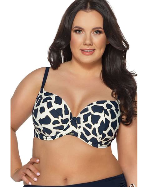Biustonosz kąpielowy full cup Ava SK Navy Blue Maxi