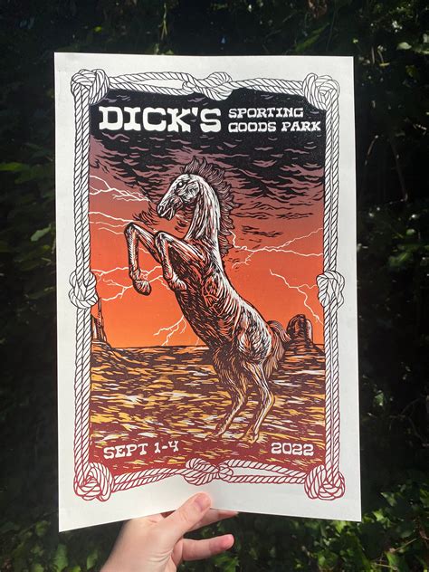 Dicks 2022 Print Phish Print Phish Poster Phish Art Phan Art