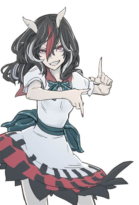 东方project插画师かわやばぐ的鬼人正邪插画图片 Bobopic