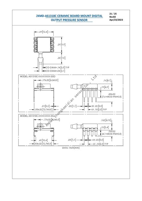 24 Bit Digital Output Mems Sensor With 10 Year Service Life 24 Bit