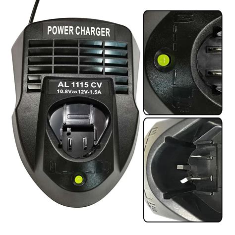 AL1115CV Caricabatteria Per Bosch 10 8V 12V BAT411 BAT412A Batteria