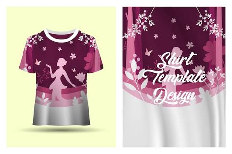 Premium Vector Romantic Couple Tshirt Template Design Concept