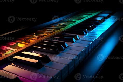 Colorful Piano Keyboard Wallpaper 23139451 Stock Photo At Vecteezy