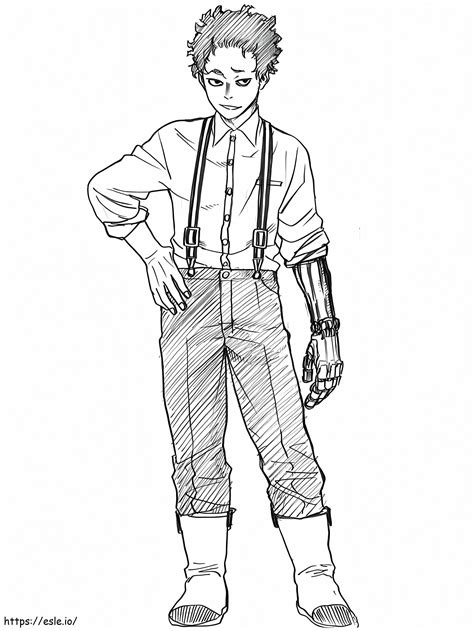 Mrcompress From My Hero Academia Coloring Page
