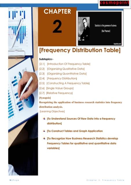 Steps In Constructing A Frequency Distribution Tablepptx