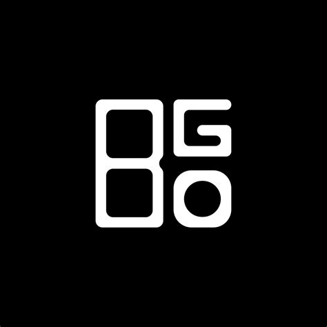 Bgo Letter Logo Creative Design With Vector Graphic Bgo Simple And