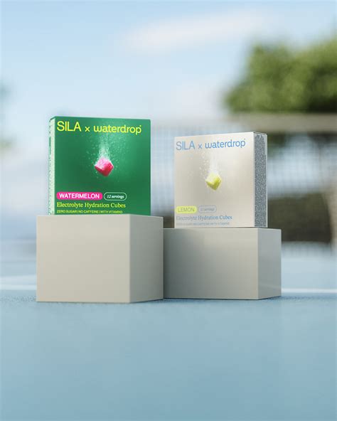 Sila X Waterdrop® Electrolyte Hydration Cubes Order Now