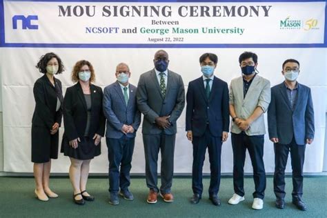 한국조지메이슨대학교 엔씨소프트와 Mou 체결