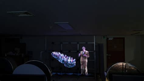 3d 홀로그램 크레뷰 강연사람 실제크기 시연 영상 Youtube