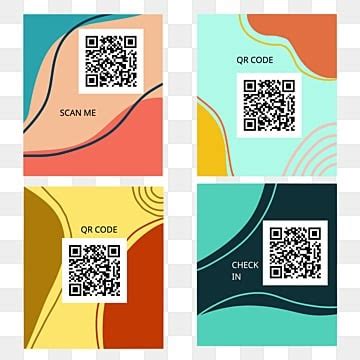 Colorful Note Square Qr Code Modern Computer Product PNG Transparent Clipart Image And PSD